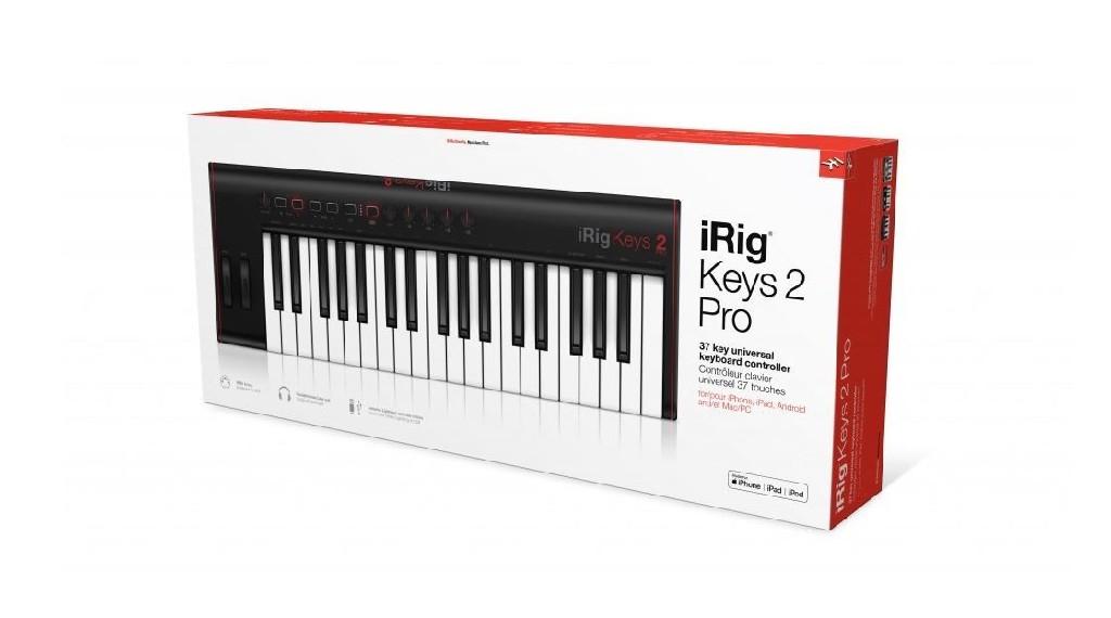 IK Multimedia iRig Keys 2 Pro – full-sized 37-key MIDI controller ...