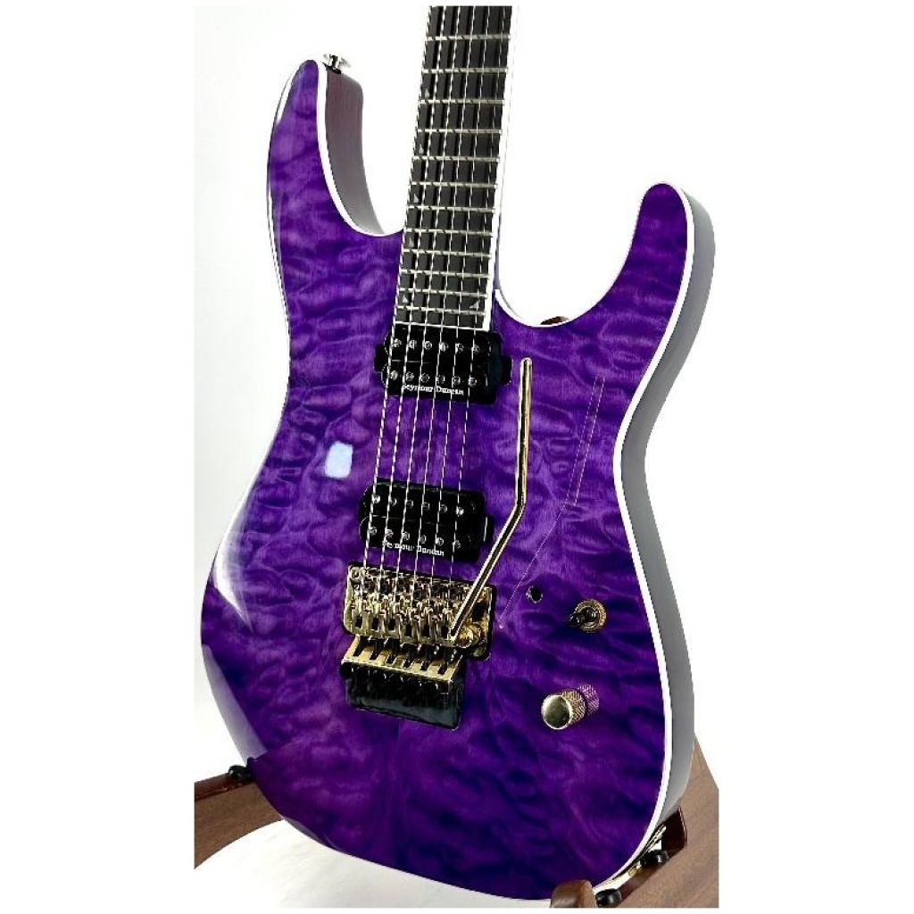 Used Jackson Pro Soloist Purple Quilt – World Music Supply