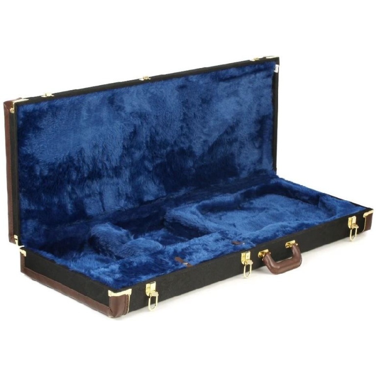 PRS Multi-Fit Hard Case Black Paisley Blue Interior – World Music Supply