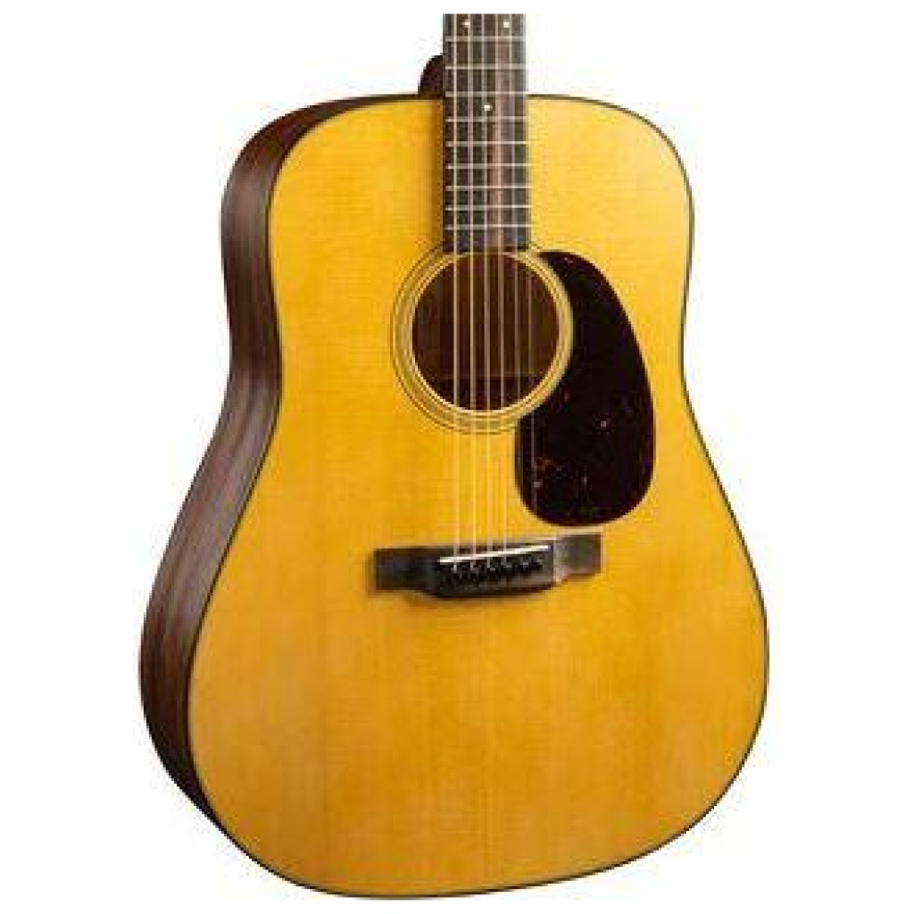 Martin D-18 Satin Acoustic Guitar – Satin Natural – with Hardshell Case ...