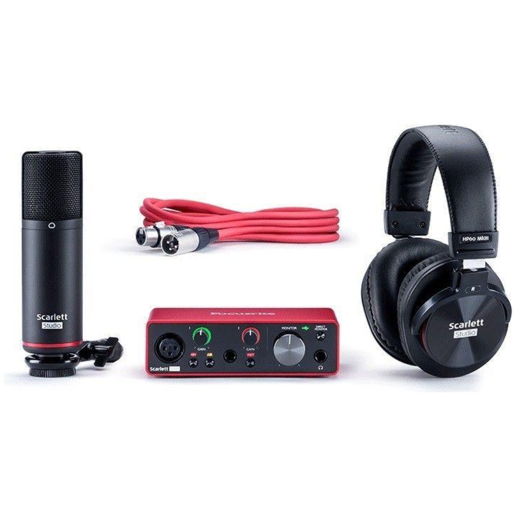 Focusrite Home USA – Scarlett Solo Studio 4G Digital interface w/acces ...