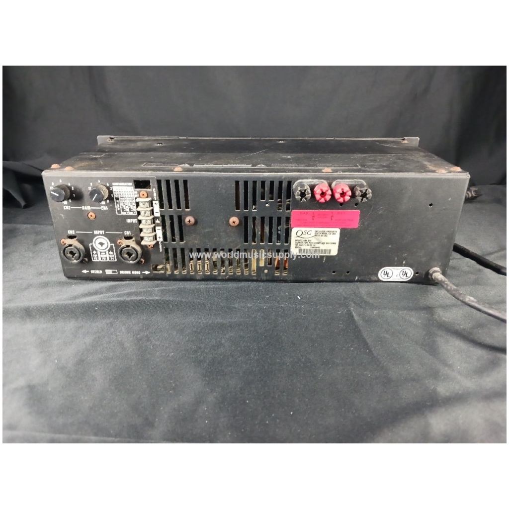 USED QSC USA 900 Power Amplifier – World Music Supply